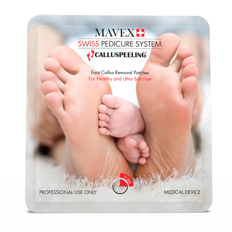 Calluspeeling zakje met 4 patches